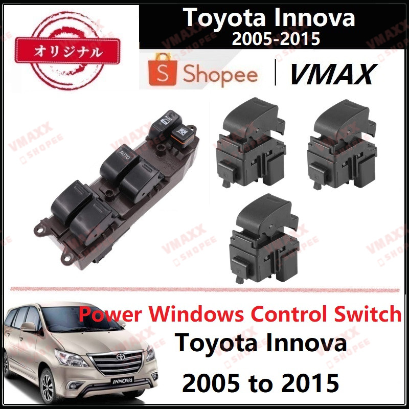 Toyota Innova 2005 - 2015 Power Window Control Switch Glass Lifter ...