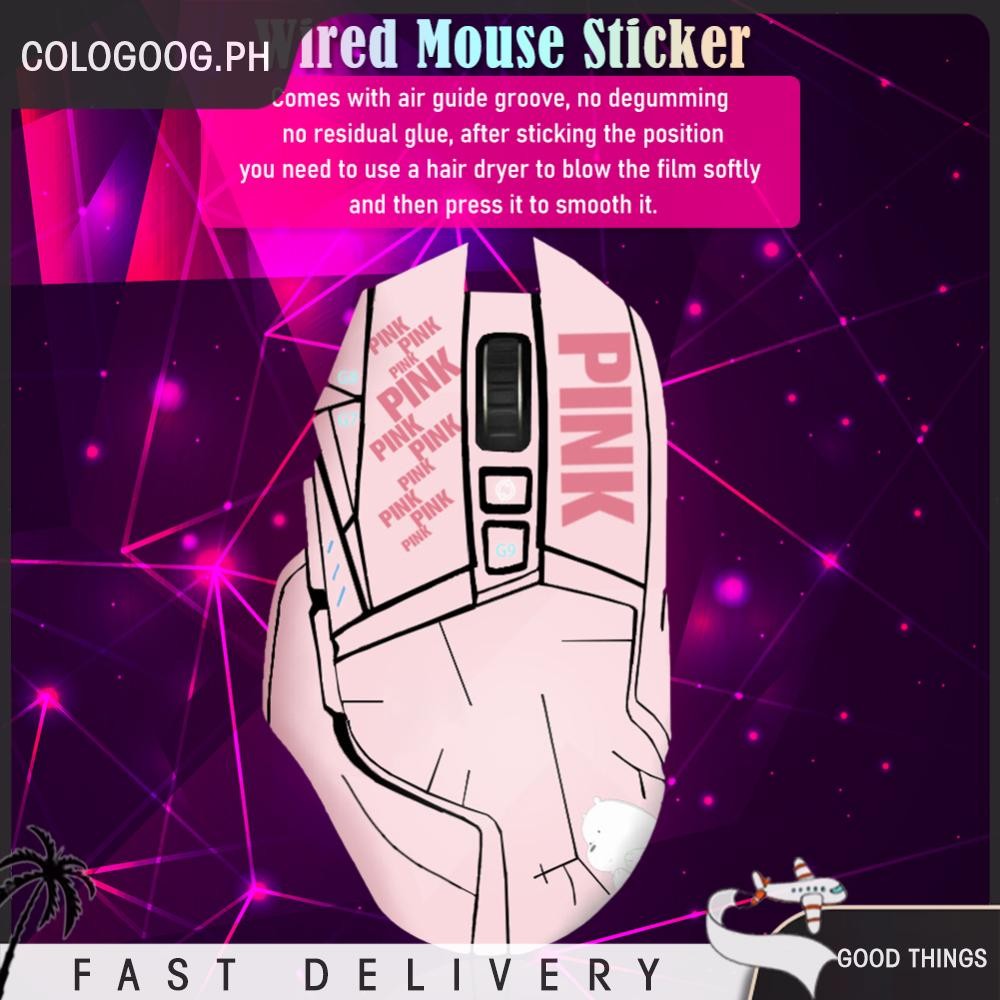 Wired Mouse Sticker for G502 HERO/G502 SE HERO Protector (Pink ...