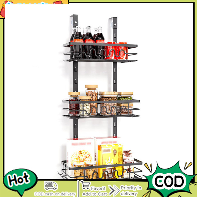 Over The Door Pantry Organizer, Pantry Door Organizer Shelves, Metal ...