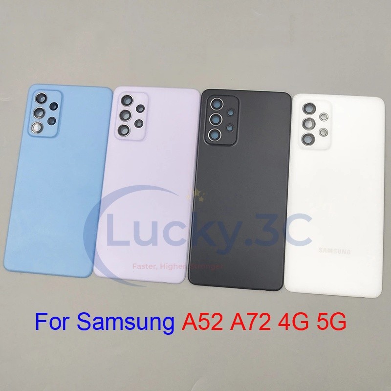 For Samsung Galaxy A52 A72 4G 5G Back Battery Cover Housing Frame ...