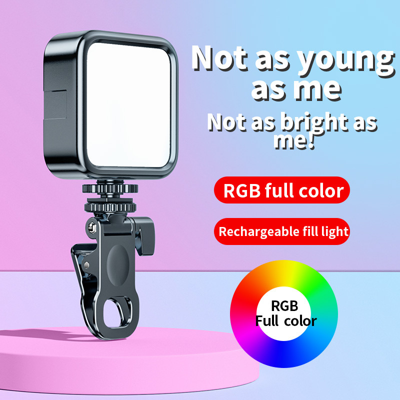 Mini RGB Light With Clip Head For Live shooting vlog LED Photo Light ...
