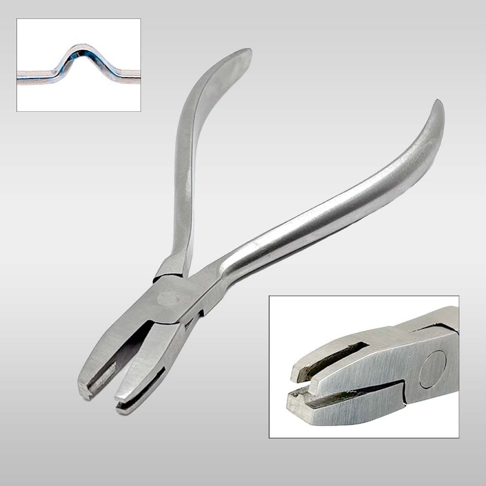Dental Stainless Steel V Stop Loop Bending Forming Plier Wire Bending Forceps Dental Lab ...