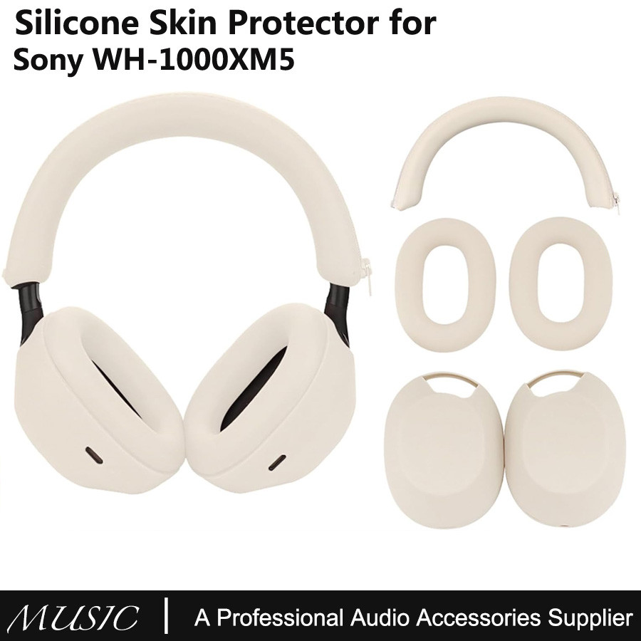 3pcs/set Silicone Ear Pads Covers for Sony WH-1000XM5 xm5 Headsets ...