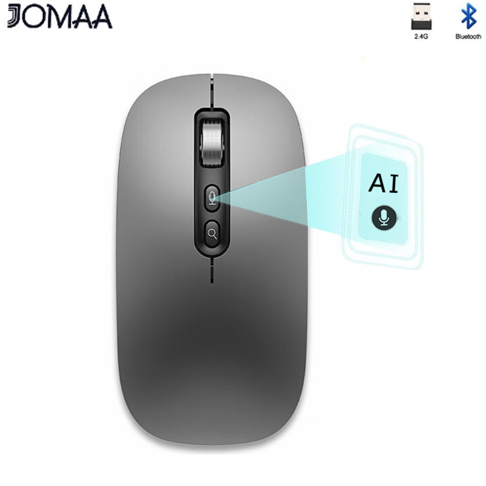 AI Smart Voice Mouse Speech to Text Mouse Rechargeable 2.4G Wireless ...