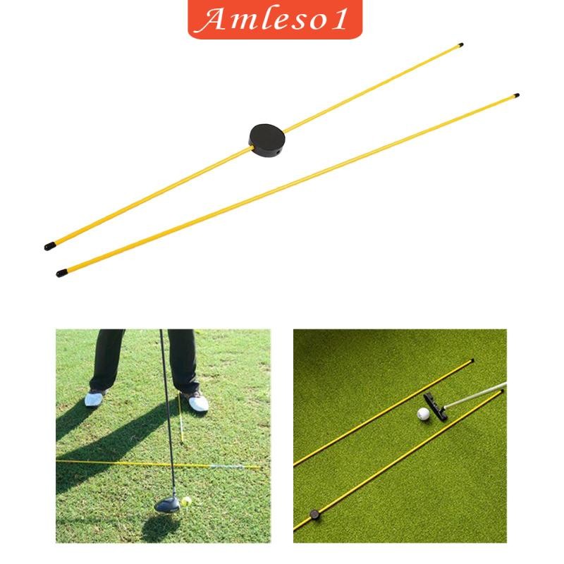 [Amleso1] Golf Alignment Sticks Practice Aid Swing Aiming Rods for ...
