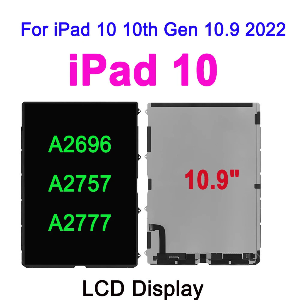 LCD Screen For IPad 10 10.9 2022 A2696 A2757 A2777 10th Gen LCD Display ...