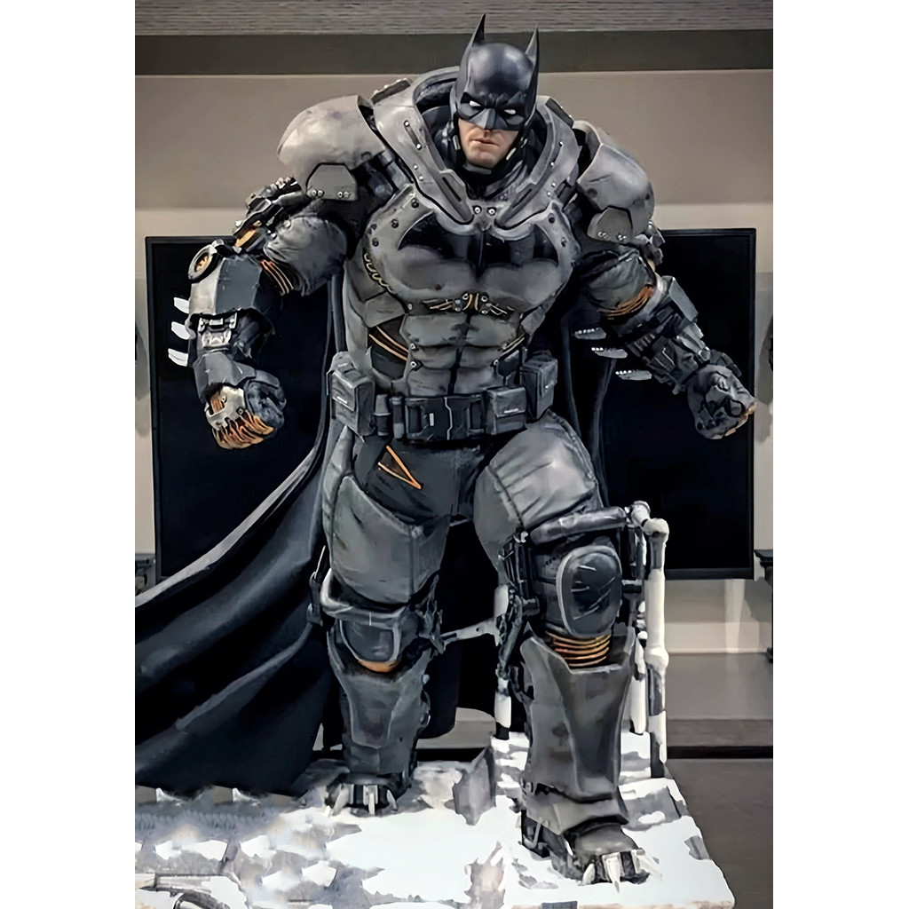 Dawn of Justice Batman Figure Heavy Armor Double Headed Statue Model ...