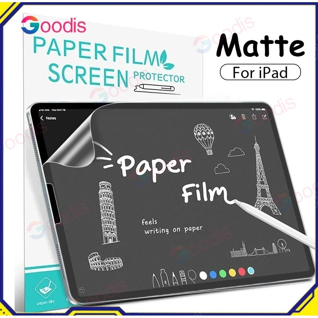 Paperlike Screen Protector Matte for iPad Pro 11 13 Air 4 5 6 10.9 10th ...
