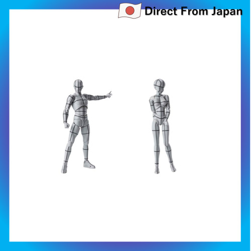 BANDAI SPIRITS S.H.Figuarts Body-chan -Wire Frame- (Gray Color Ver ...