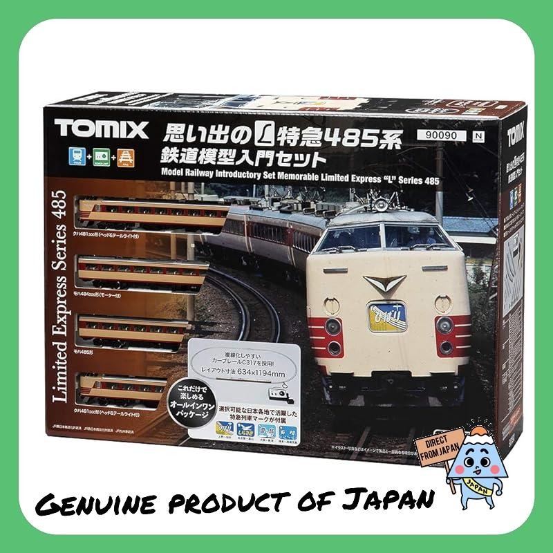 TOMYTEC TOMIX N Gauge Series 485 "Memories of L" Limited Express Model Train Introductory Set ...