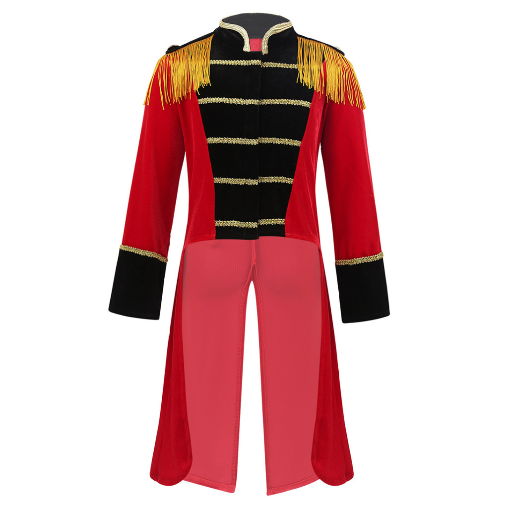 Children Boys Halloween Circus Ringmaster Showman Cosplay Performance ...