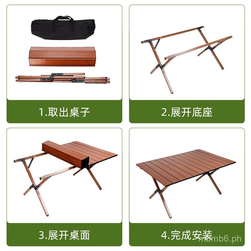 Outdoor Camping Hot Folding Table Camp Picnic Stall Table Portable ...