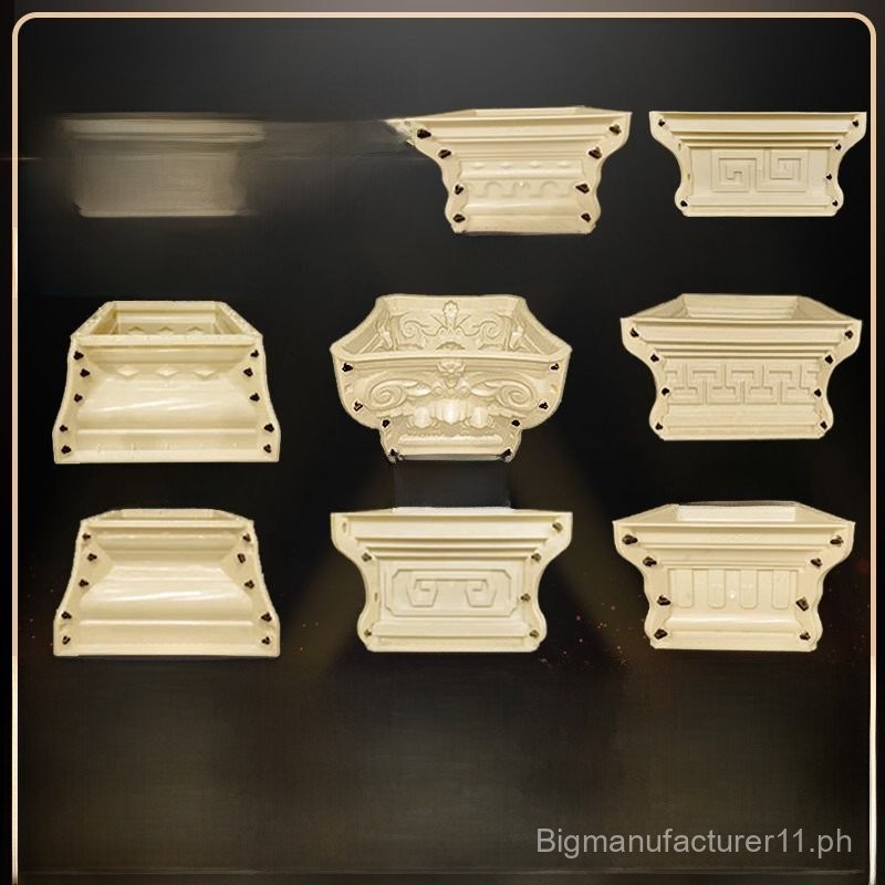Chapiter Column Foot Mold Roman Column Closing Full Set Cylinder Square ...