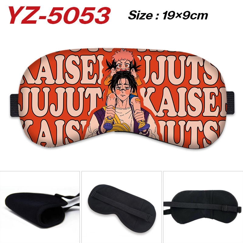 Jujutsu Kaisen Satoru Gojo Color Cartoon Printed kids Eye Mask Men's ...