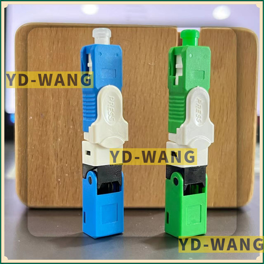 Fiber optic quick connector SC -UPC/APC Single mode ESC250D Embedded ...