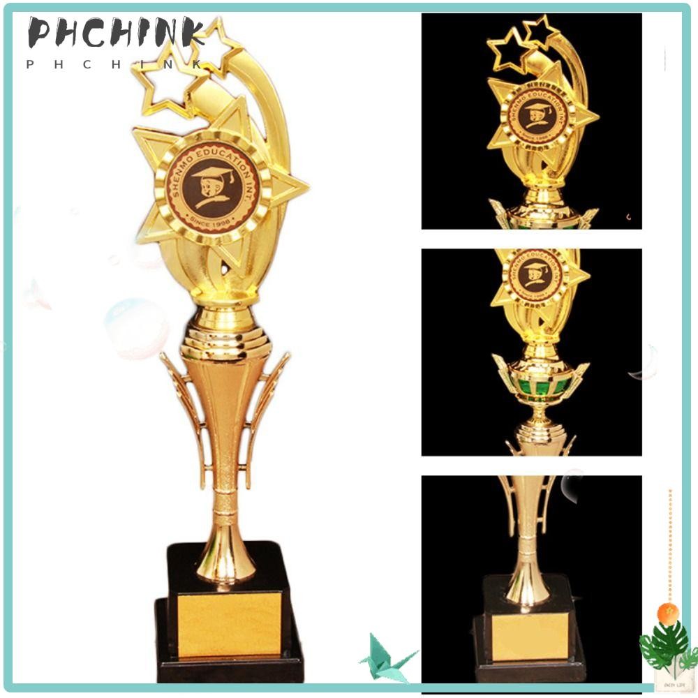CHINK Award Trophy, Golden Plating Plastic Medal Reward Cup, Souvenir ...