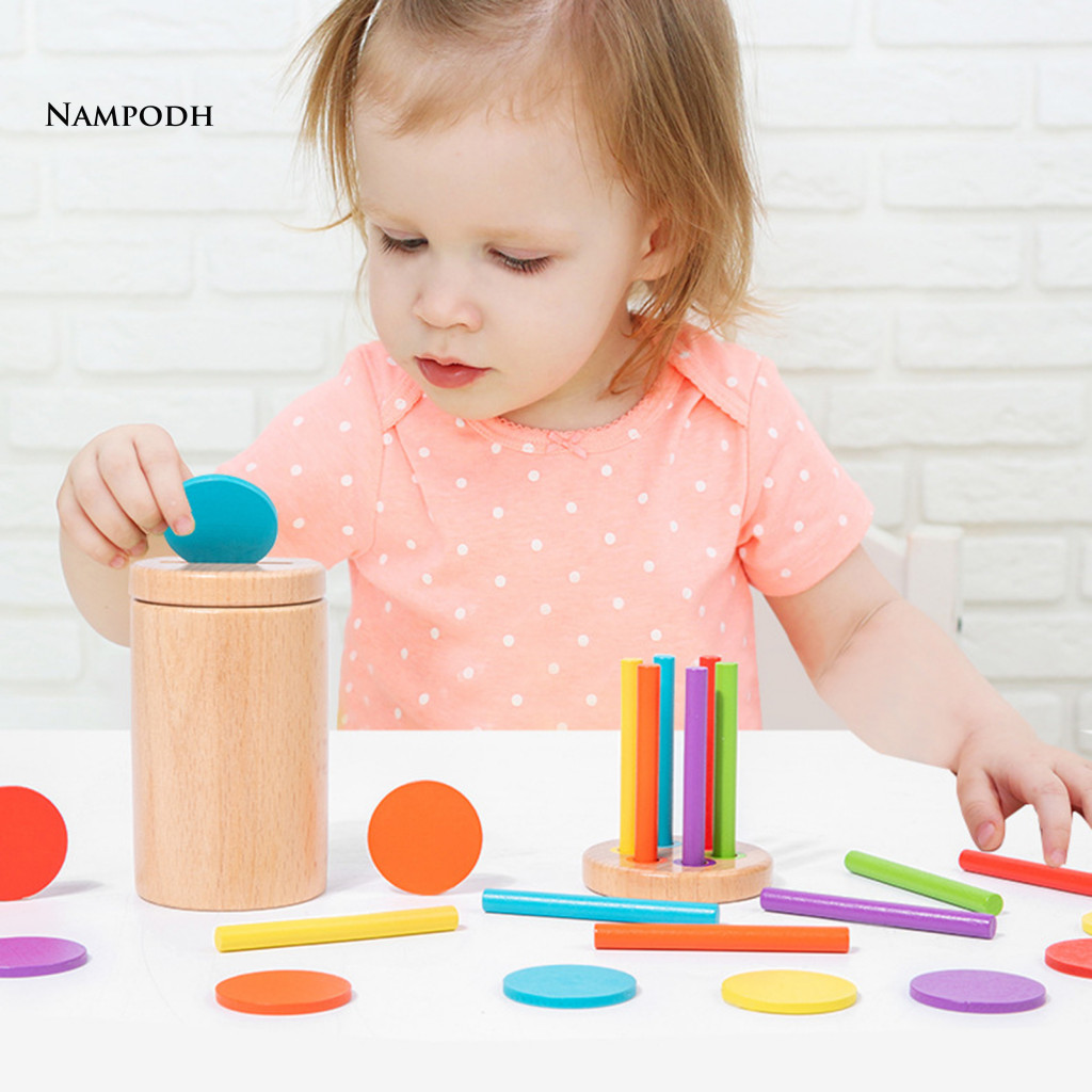 roeaceh Beech Wood Toddler Toy Toddler Educational Playset Montessori ...