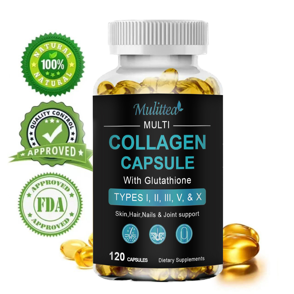 Mulittea Collagen Glutathione Capsules Anti-aging, whitening, prevent ...