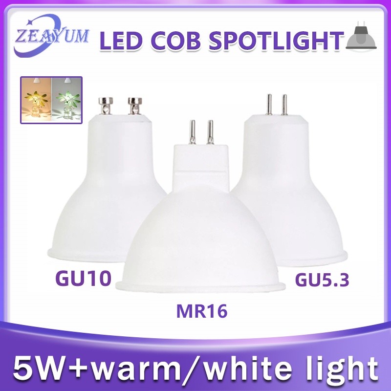 Spotlight MR16 GU10 GU5.3 LED Bulb 5W 220V LED Light 38 Degree Lighting White Warm Spot Light ...