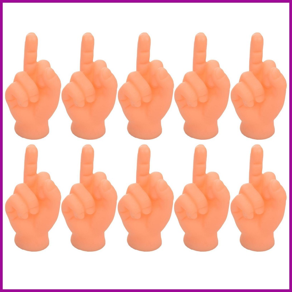 Little Hands Prank Hand 10pcs Funny Middle Finger Prank Hand Tiny ...