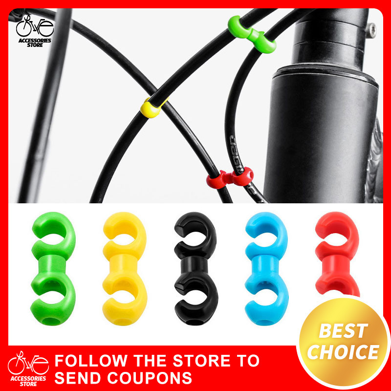 10PCS Bike Cable S Clip Shifter Brake Cable Organizer Mountain Road ...
