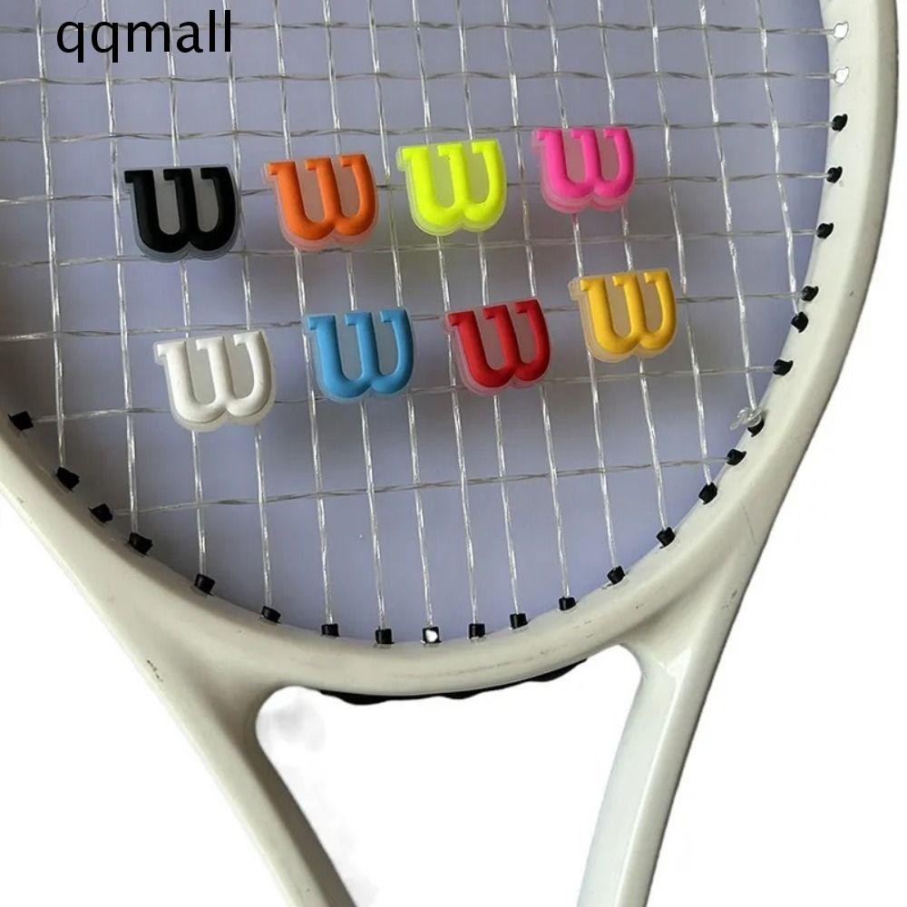 QQMALL Tennis Vibration Dampeners, W Letter Anti-vibration Tennis Shock ...