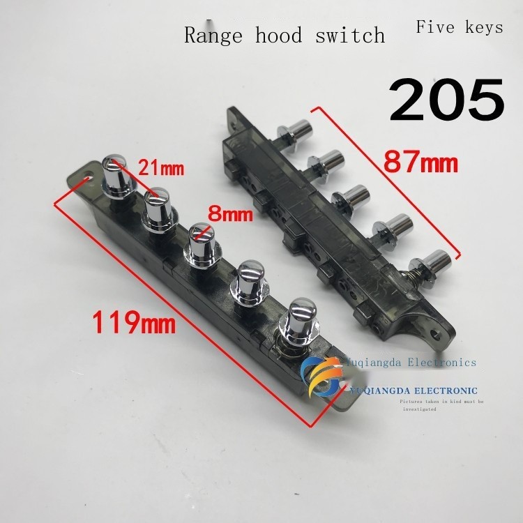 COD☆Range hood accessories five-key panel switch trigger control box ...