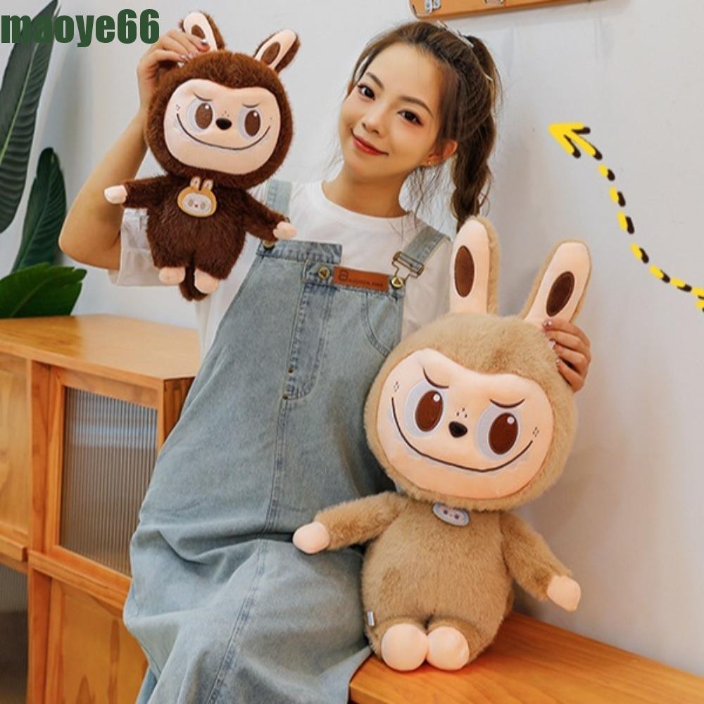 MAOYE Labubu Plush Stuffed Doll, Big Eye Stuffed Labubu Time Plush Toy ...