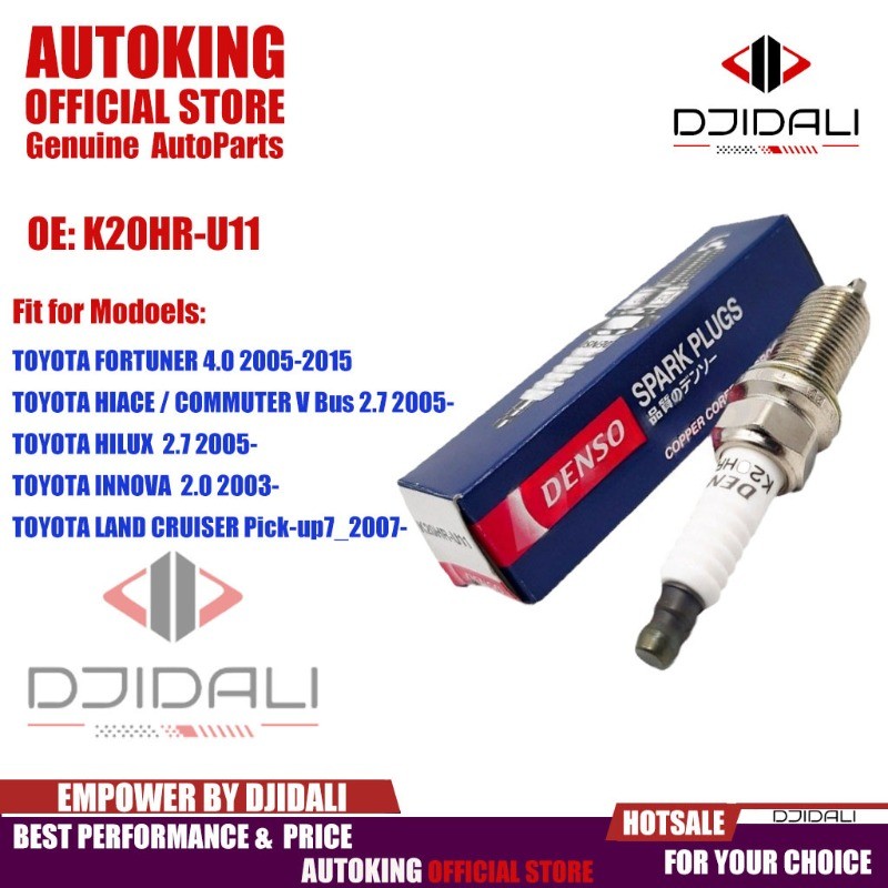 new k20hr-u11 spark plug for hiace innova / fortuner / hilux / fj ...