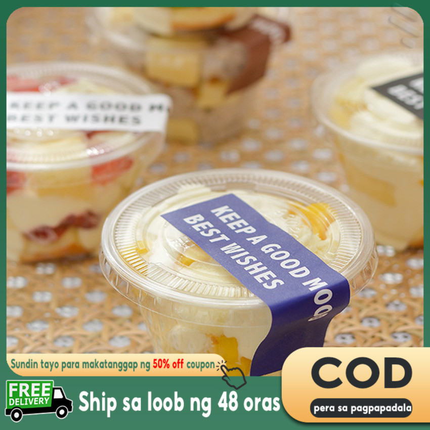 180ml Portable puff pastry packaging box, small pastry box for baking ...