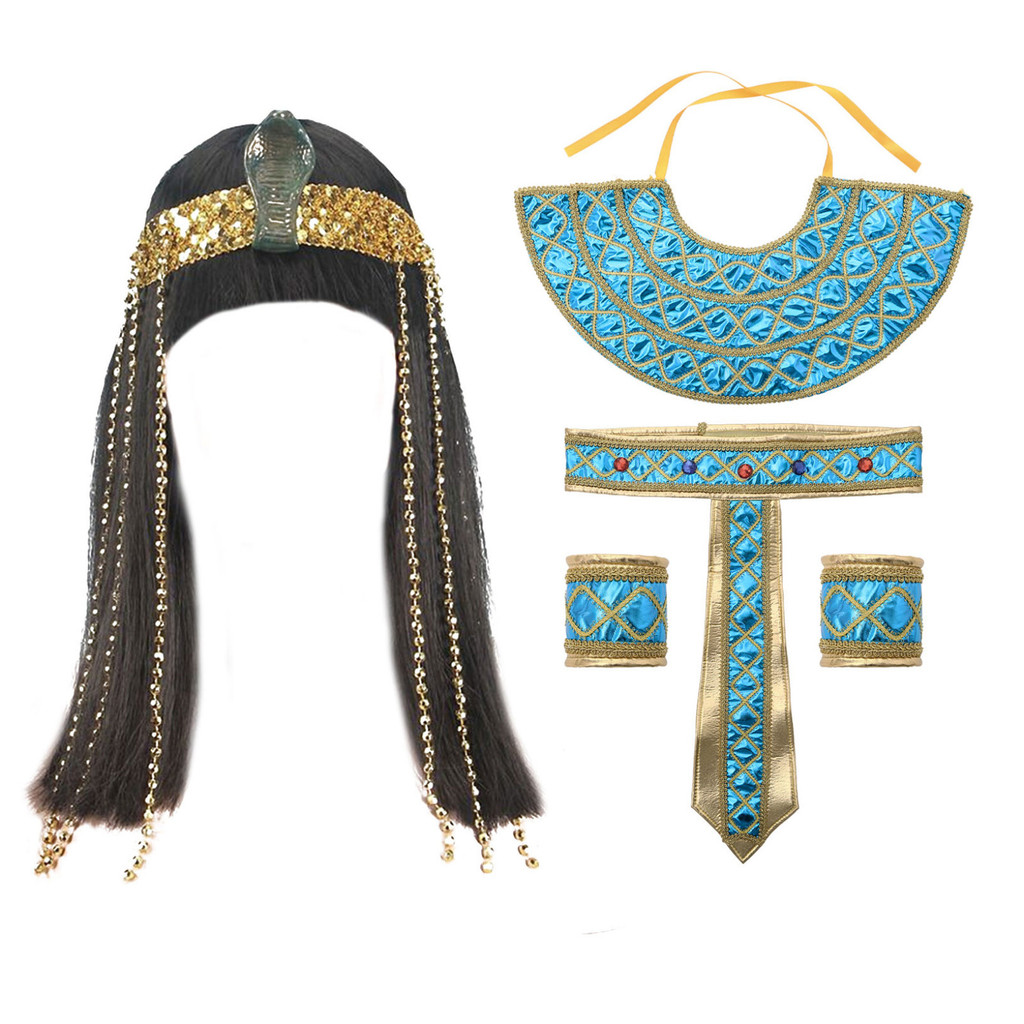 Wyl Egyptian Pharaoh Priest Costume Accessories Adult Cleopatra Queen ...