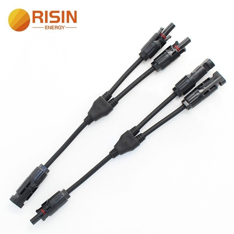 100% Original China MC4 2 in 1 Y branch Solar Cable Connector 4mm2 ...