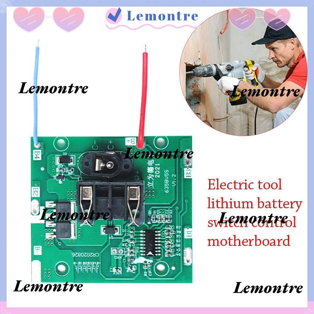 LEMONTRE Charging Drill Protection Board, PCB 18V21V Battery Charging ...