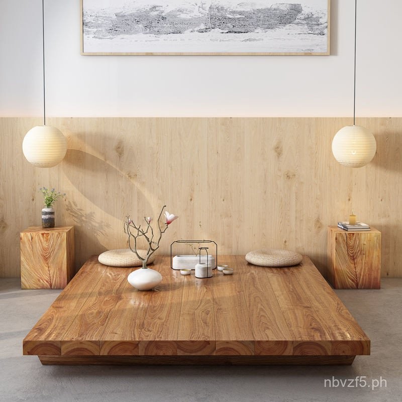 Japanese Style Tatami Bed Master Bedroom Bed1.8Double Bed Floor Bed1 ...