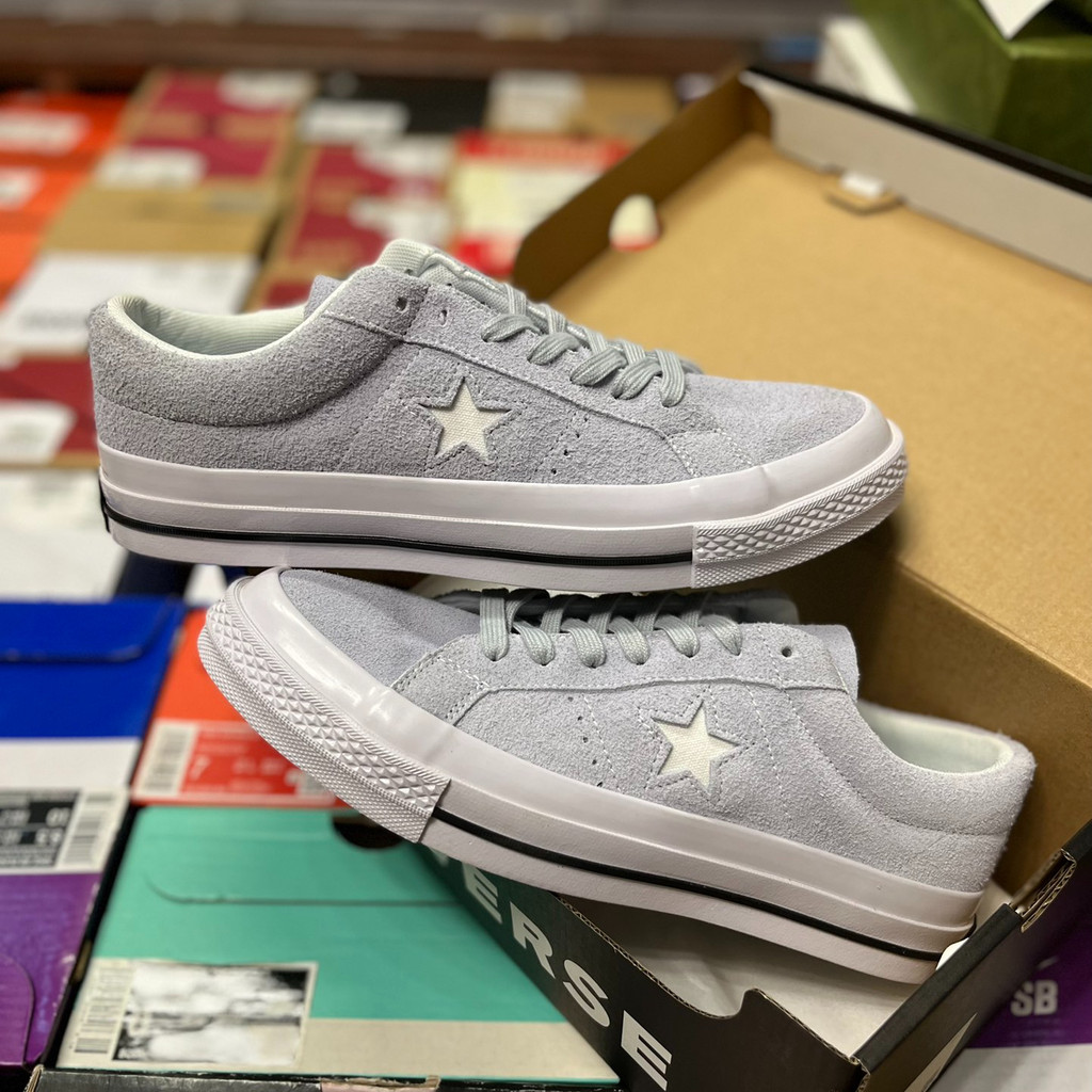 Converse One Star suede grey low cut casual board shoes | Shopee ...