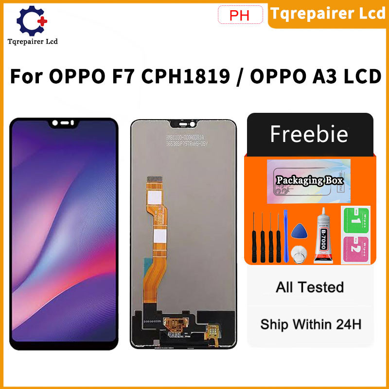 [Tqrepairer LCD ] For OPPO F7 CPH1819 / OPPO A3 LCD Touch Screen ...