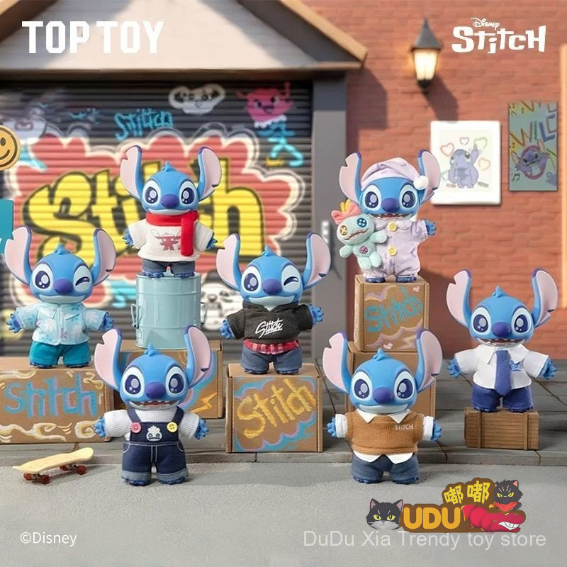 Authentic Disney Dress Up Show Series Stitch Plush Toy Street Style ...