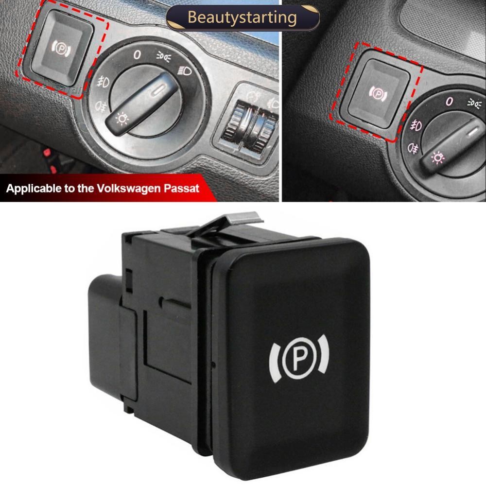 BEAUTYSTARTING Car Parking Brake Switch Car Handbrake Button Switch For ...
