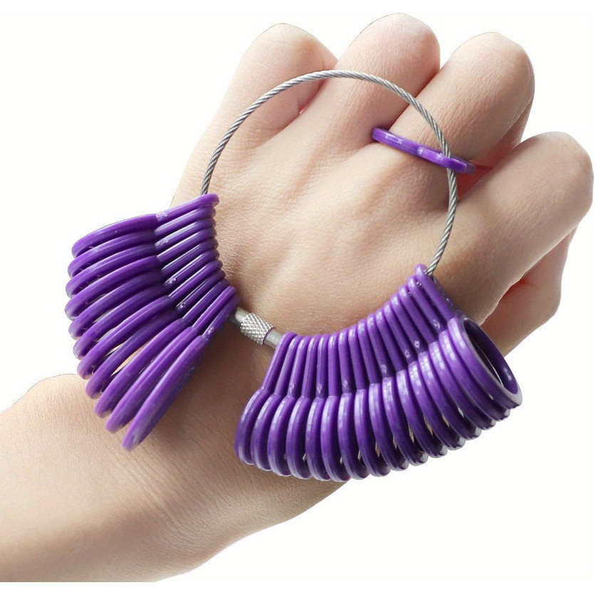 Plastic Standard US/UK Generic Jewelry Measurement Gauge Tool Ring ...