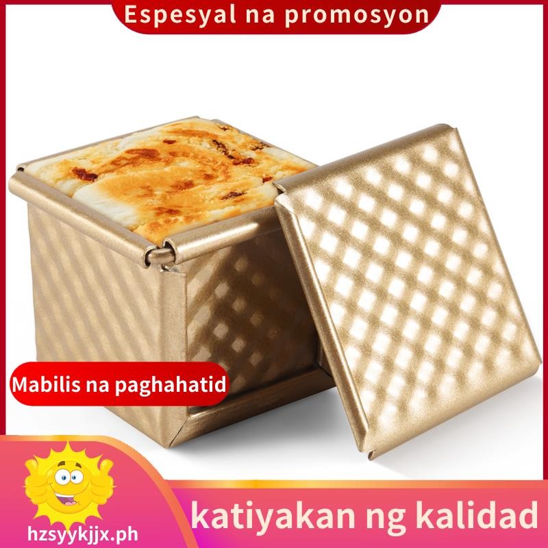 Square Loaf Pan with Lid Toast Mold Bread Pan Pullman Loaf Pan with ...