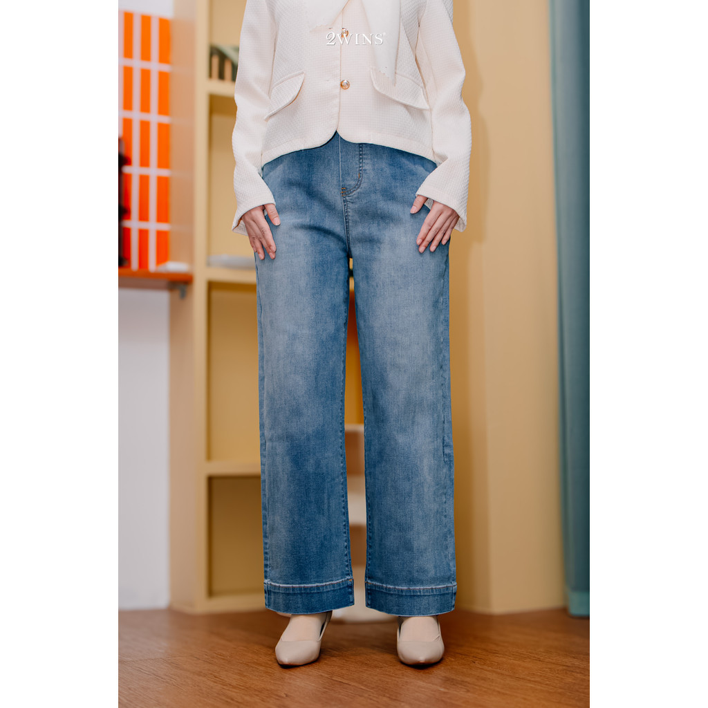 [2WINS] Blair Straight Cut Jeans | Shopee Philippines