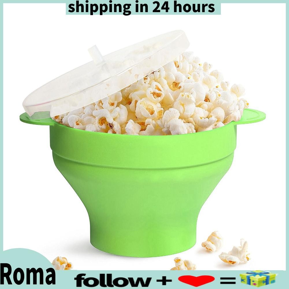 romanticshop-ph Microwave Popcorn Popper Bucket Folding Silicone With ...