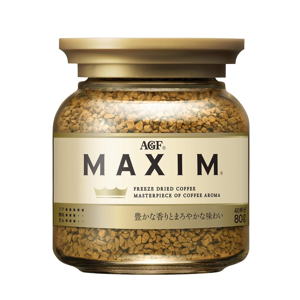 AGF Maxim Instant Coffee jar 80g | Shopee Philippines