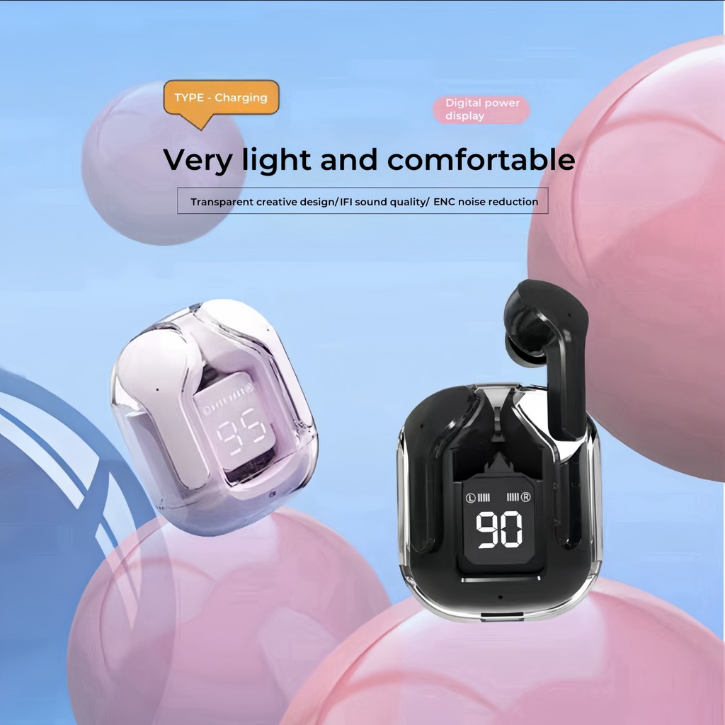 air31 true wireless Bluetooth in ear headphones: transparent design ...