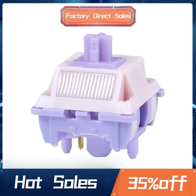 On Sale 70PCS MMD Princess V4 Switch 5 Pin Linear Body Switches Hot-Swap 53g for DIY Mechanical ...