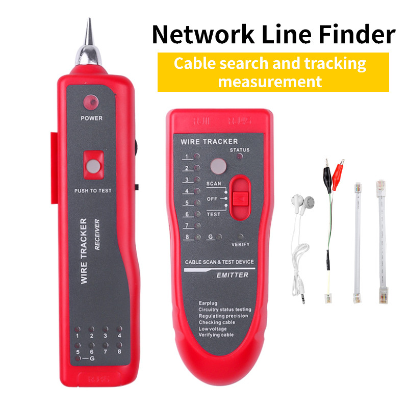 LAN Network Cable Tester Cat5 Cat6 RJ45 UTP STP Line Finder Telephone ...