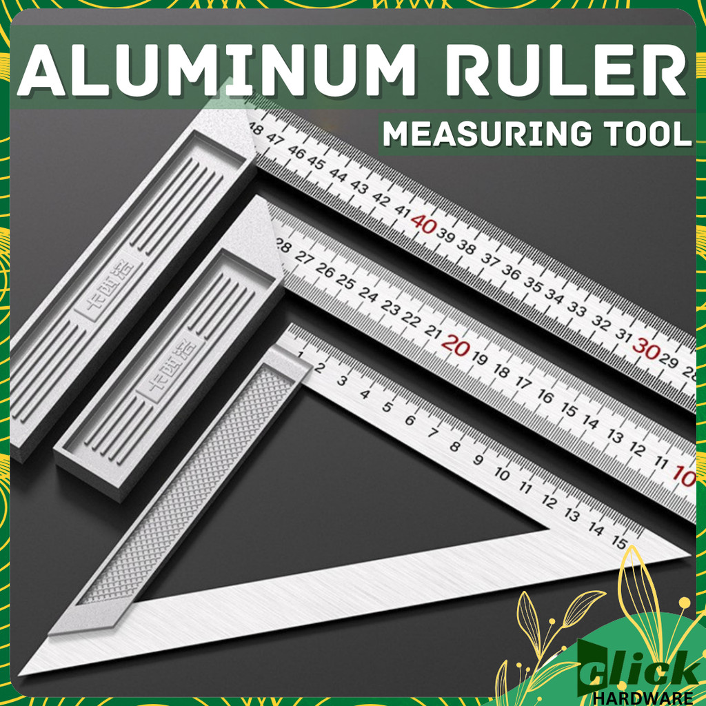 Steel Angle Square Ruler | Precision Aluminum Alloy Carpenter ...