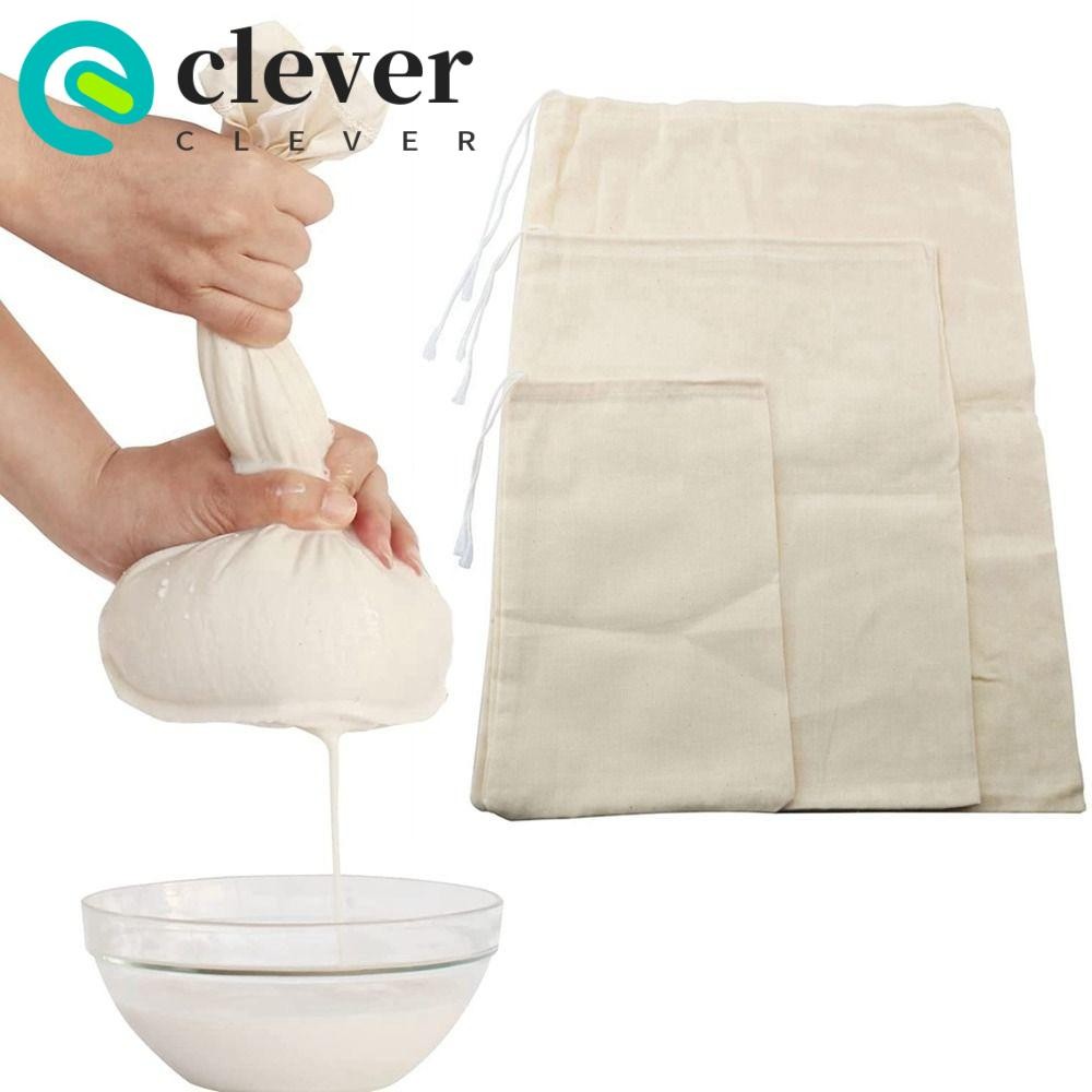 CLEVER Cheese Cloth, Reusable Cold Brew Bags Filter Strainers Bag ...