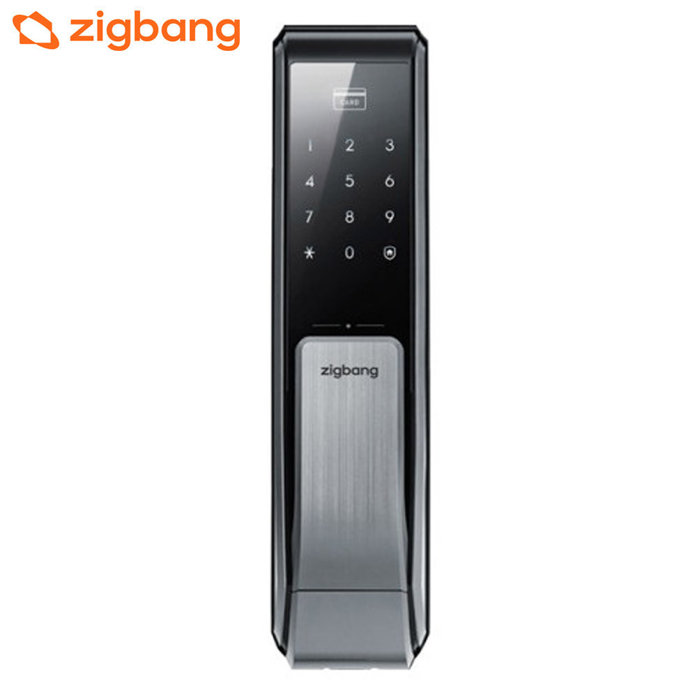 Zigbang Korea SHS-P710 Push Pull Smart Door Lock Touch RF Key tag ...