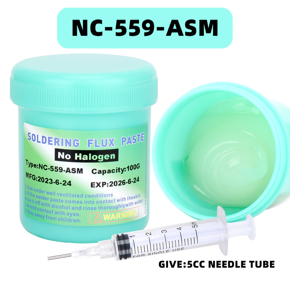 NC-559-100g ASM Flux Paste Lead-free Flux Needle BGA Welding Is ...